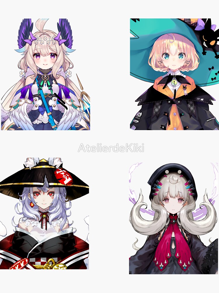 "ETHYRIA Nijisanji En" Sticker by AtelierdeKiki | Redbubble