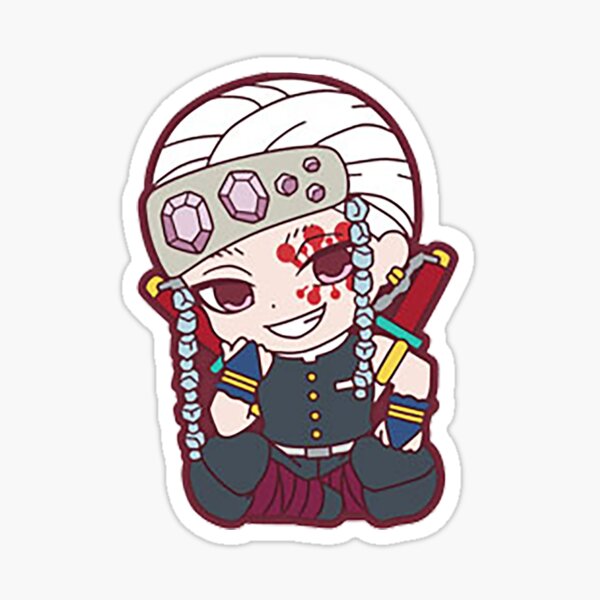 "Demon Slayer - Sound Hashira Tengen" Sticker by nicoburritoo | Redbubble