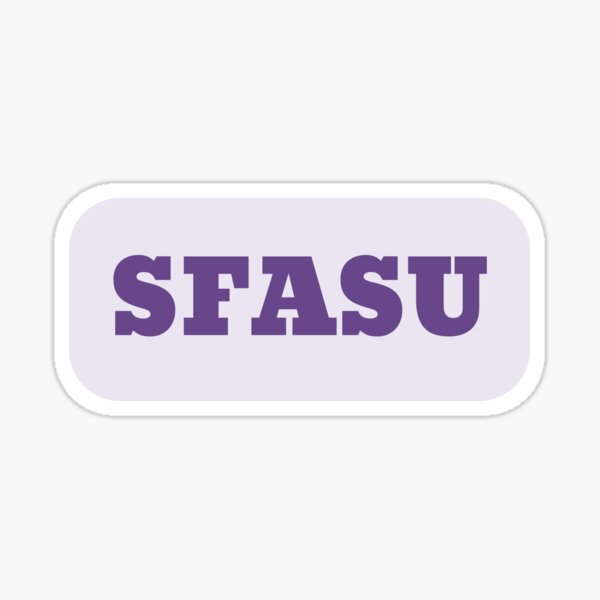 "SFASU" Sticker by Glitch01 | Redbubble