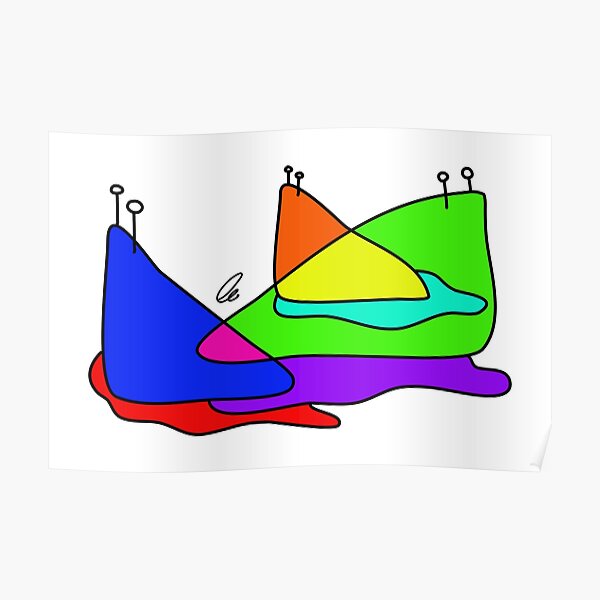 "Slug Town" Poster for Sale by LiaCava | Redbubble