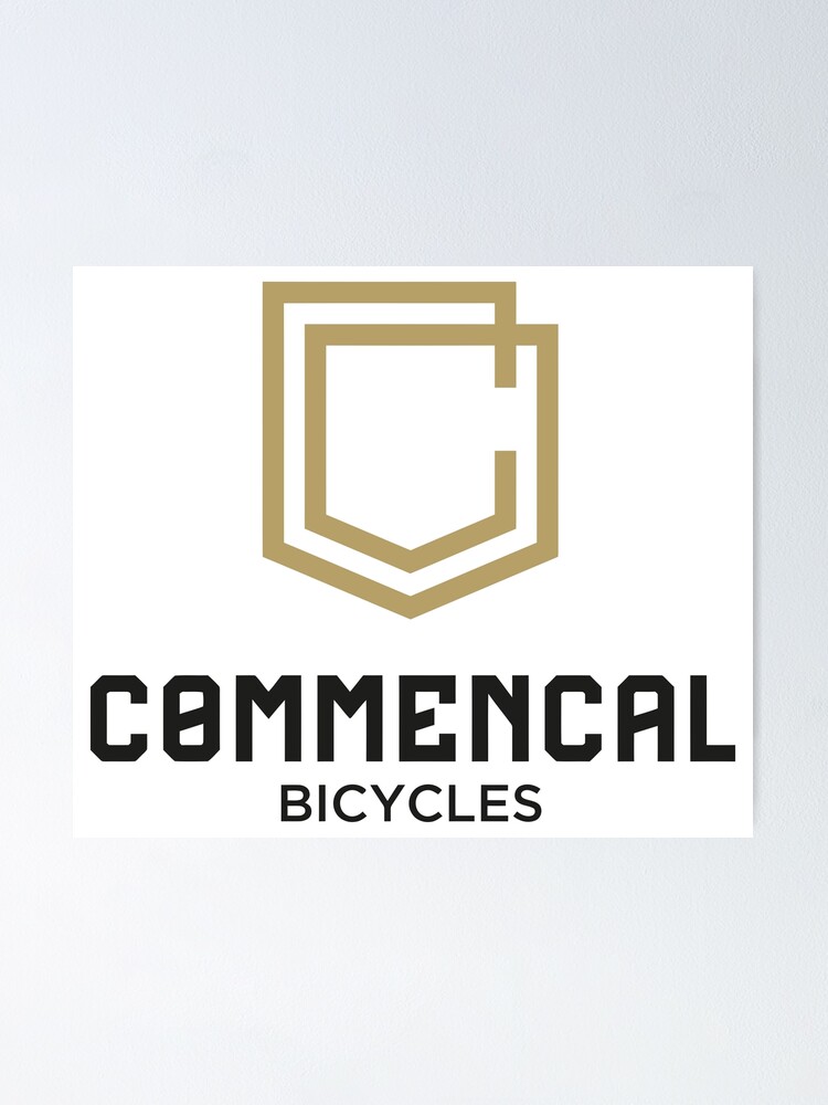 "Logo Commencal" Poster for Sale by luckytrish | Redbubble