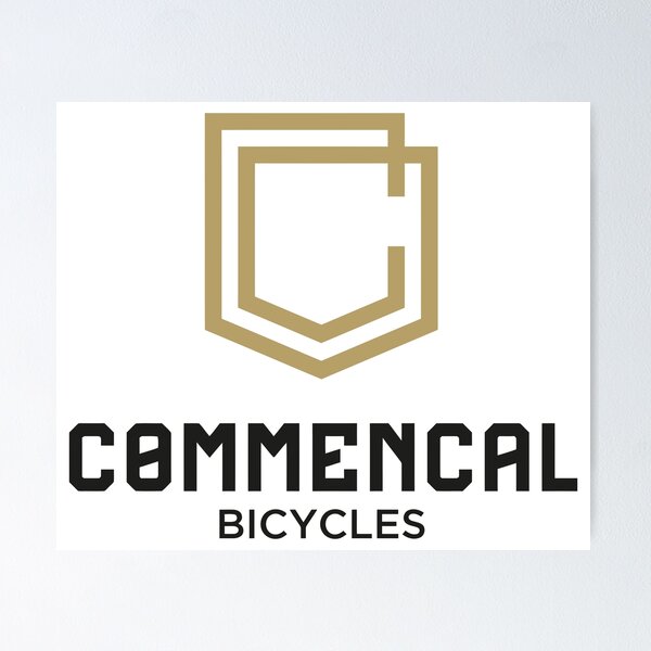 "Logo Commencal" Poster for Sale by luckytrish | Redbubble