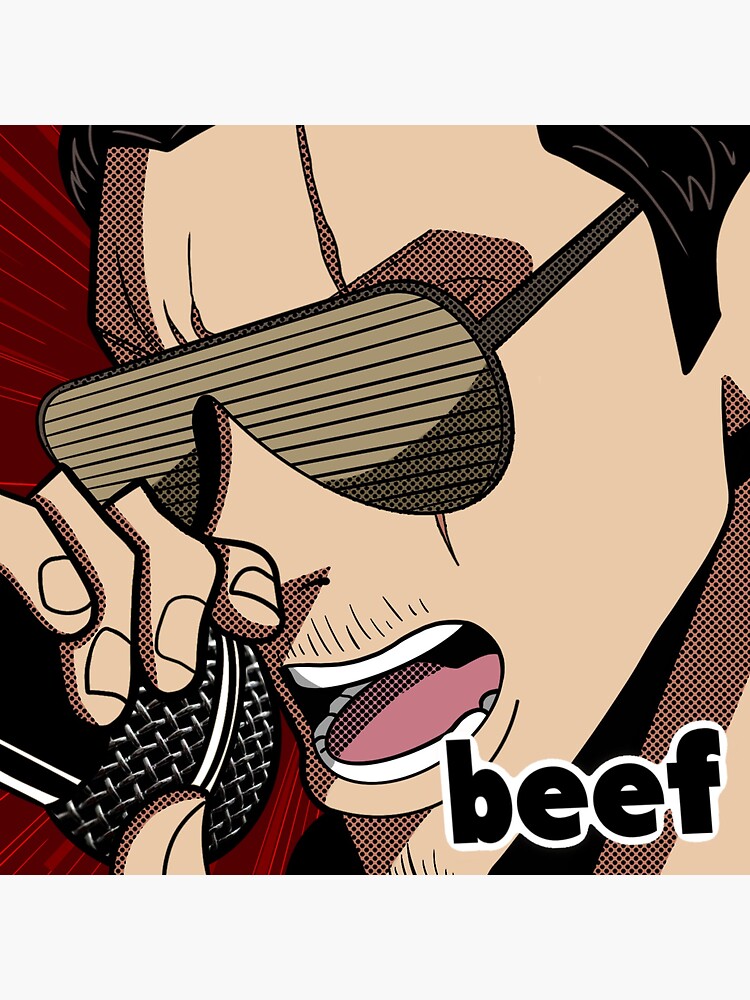 "Beef Album Cover - The Way of the Househusband" Sticker by JediPlatypi ...