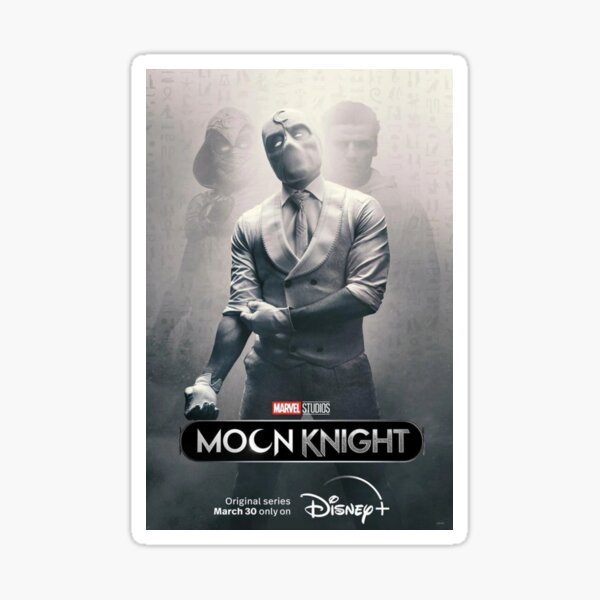 "Moon Knight" Sticker by blizzardfashion | Redbubble