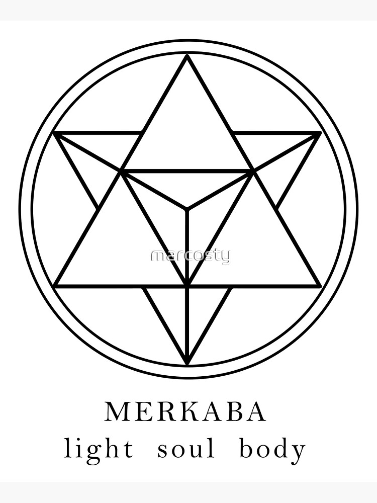 "Merkaba" Poster for Sale by marcosty | Redbubble