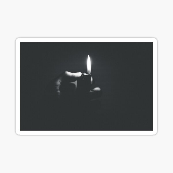 "Lit Bic" Sticker for Sale by DaghitaVisuals | Redbubble