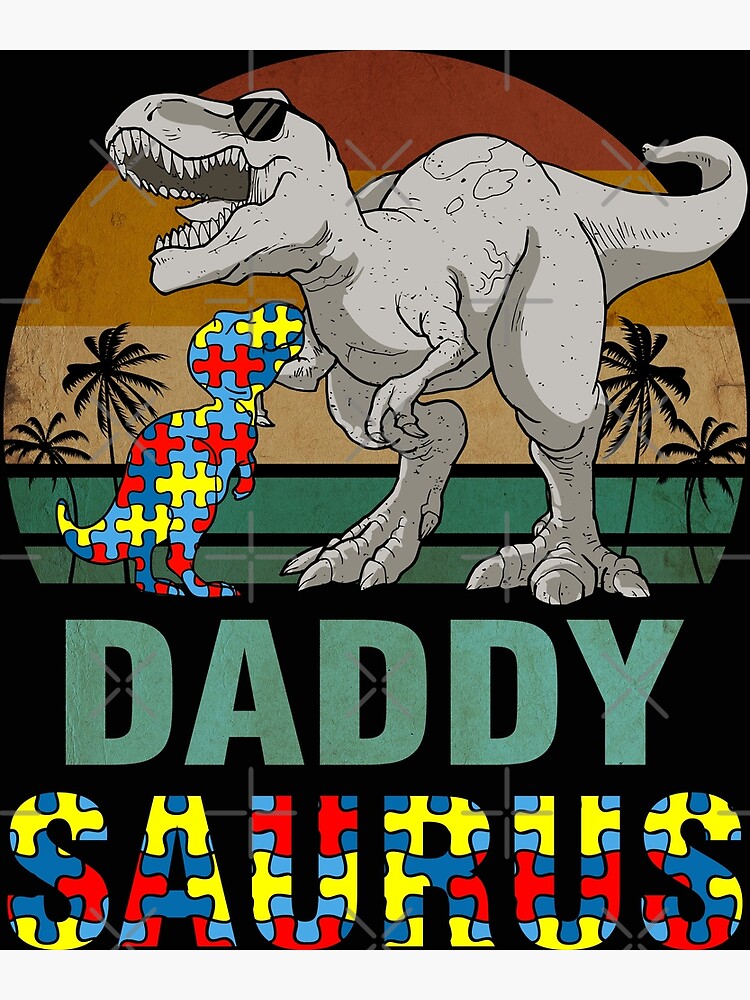 Póster «Daddysaurus Dinosaurio T Rex Daddy Saurus Conciencia del ...