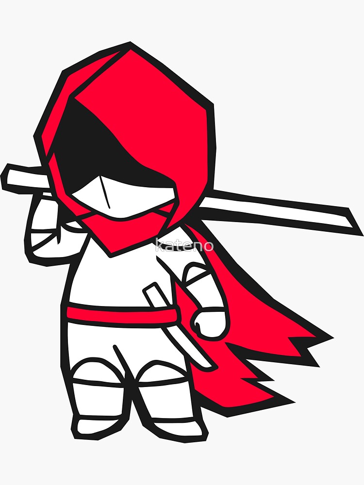 "Ninja Sticker" Sticker by kateno | Redbubble