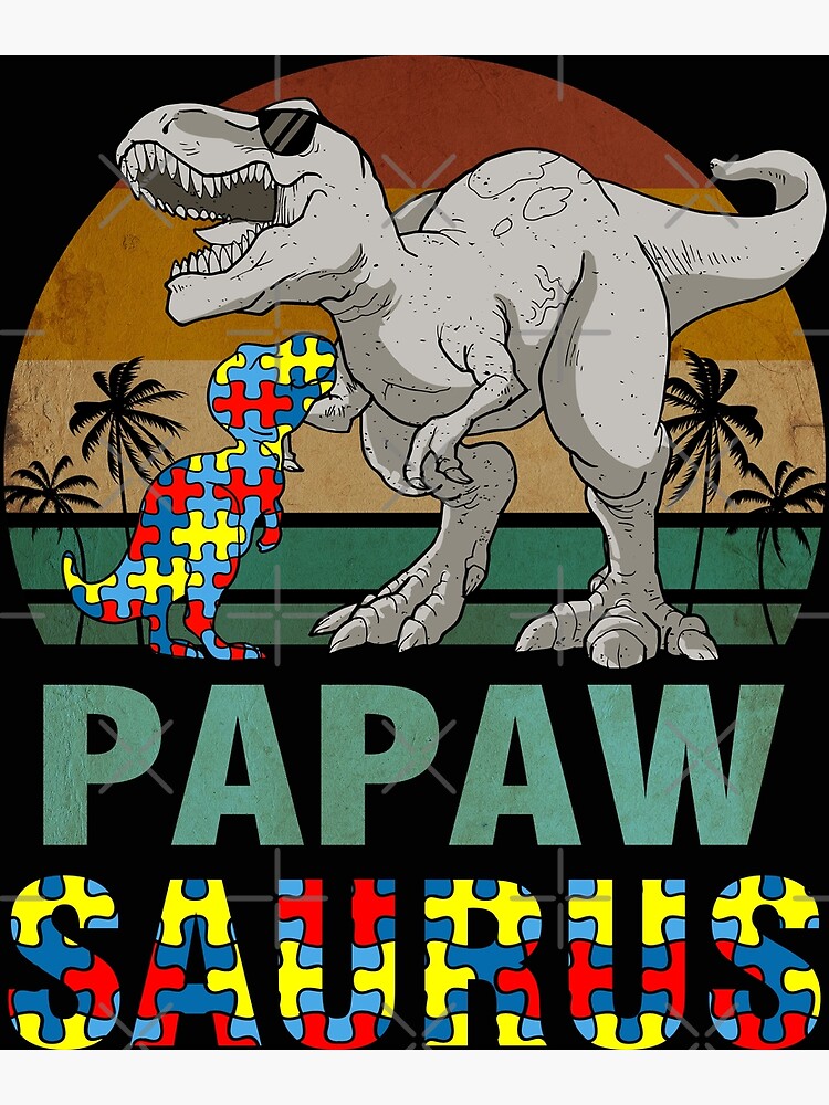 Póster «Papawsaurus Dinosaurio T Rex Papaw Saurus Conciencia del ...