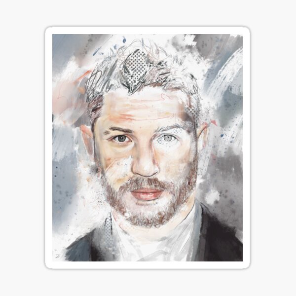 "Tom Hardy" Sticker by zacharydock | Redbubble