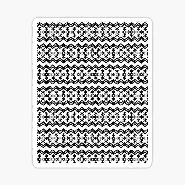 "geometrical line patterns" Sticker by Jala-store | Redbubble