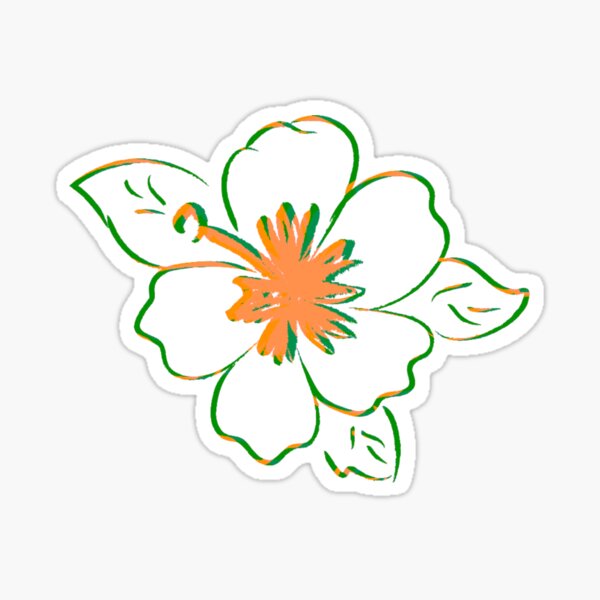 "Amapola Flower" Sticker for Sale by Emroseliz | Redbubble