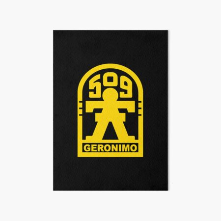 "Mod.4 Geronimo 509th Airborne Parachute Infantry " Art Board Print by ...