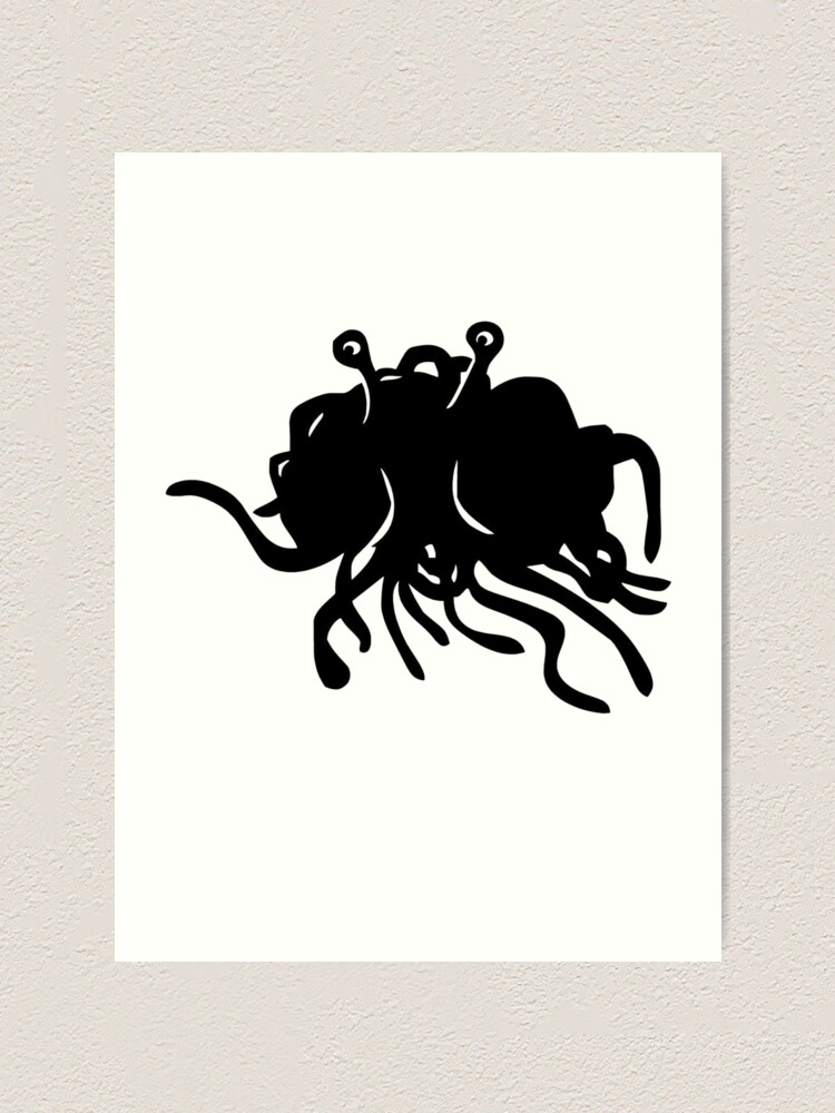 "Flying Spaghetti Monster Logo" Art Print for Sale by rhaeyndaze ...