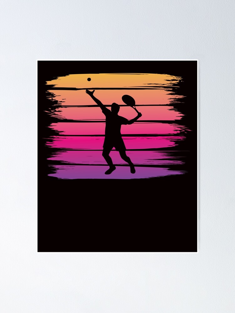 "Squash Player Court Racket Ball Sports Indoor Tennis Trainer" Poster ...