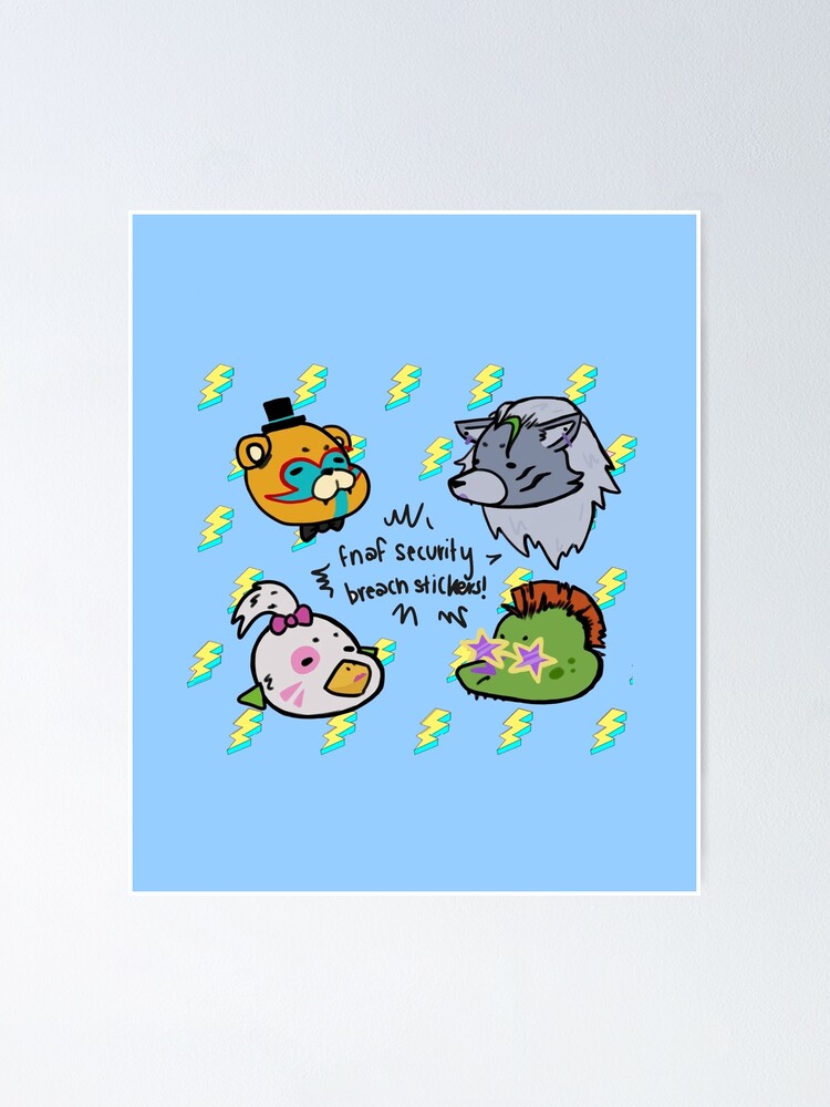 "Fnaf Security Breach Sticker Five Nights at Freddy's Game Sticker ...