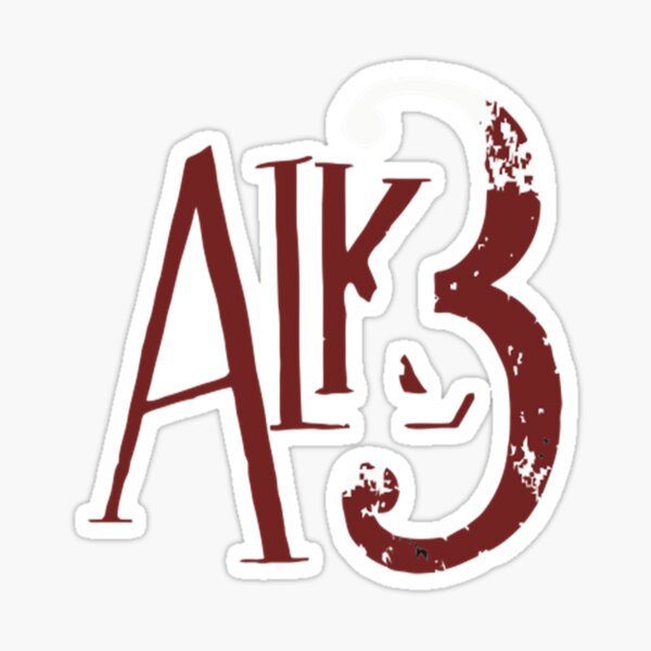 "alkaline trio" Sticker by ombron | Redbubble