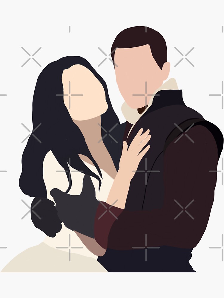 "Snow White and Prince Charming" Sticker by PathfinderCP | Redbubble