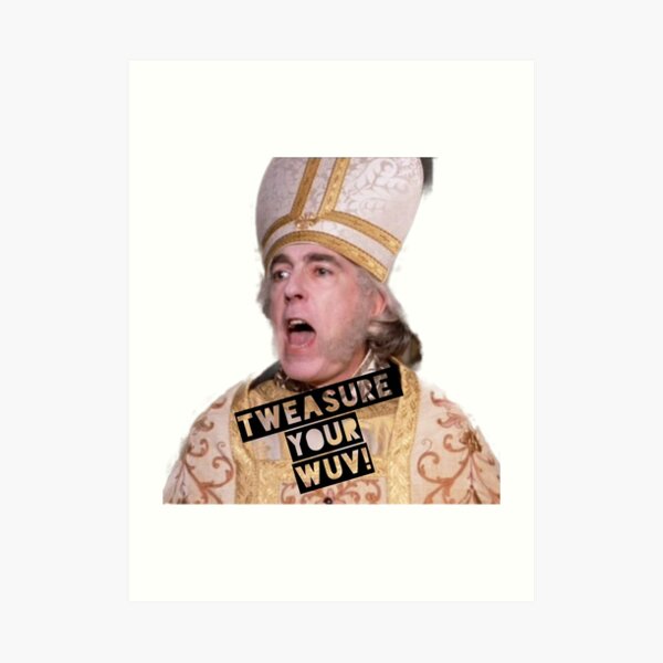 "Princess Bride - Impressive Clergyman" Art Print for Sale by ...