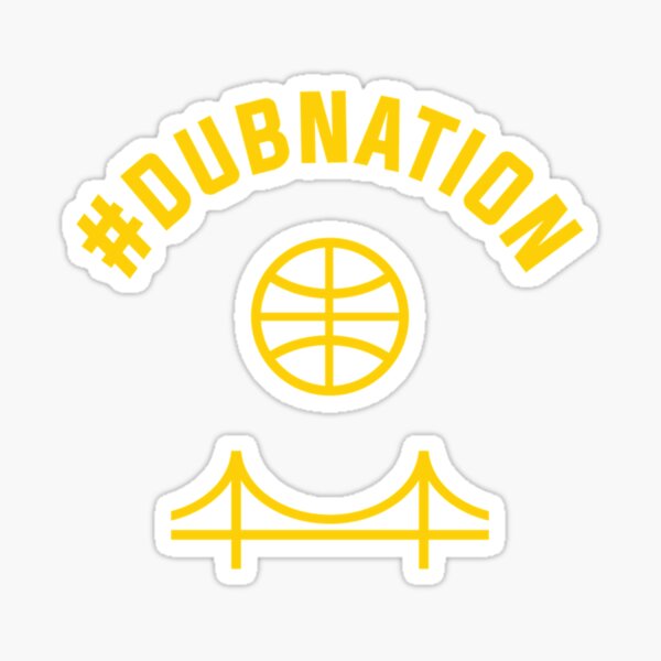 "Dub Nation Classic " Sticker for Sale by MarijusTrapu | Redbubble