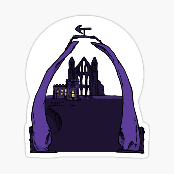 Whitby Abbey Stickers | Redbubble