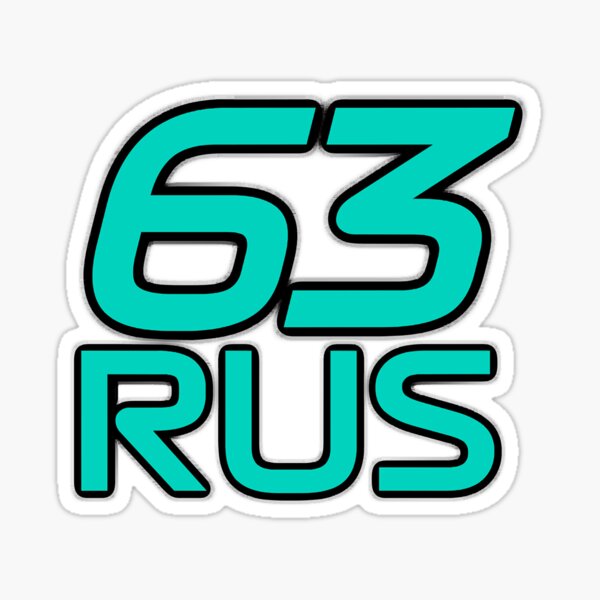 "Formula 1 2022 George Russell Number 63 Initials Classic T-Shirt ...