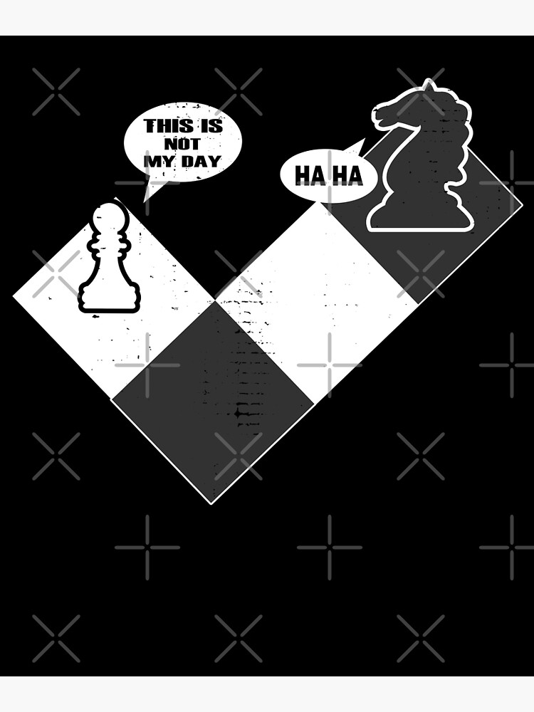 "Funny chess board chess pieces chess move" Poster for Sale by phys ...