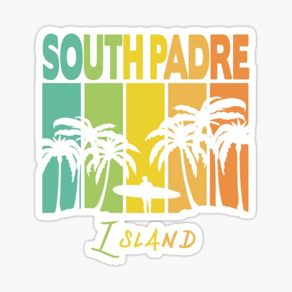 "South Padre Island" Sticker for Sale by phys | Redbubble