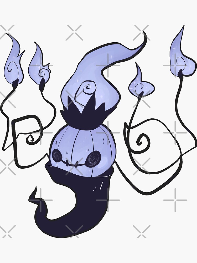 "Second Evolution Litwick #609 Luring Draw Art" Sticker by 123Ssstore ...