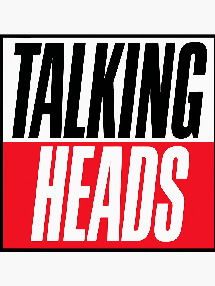 "Talking Heads - logo Essential" Sticker for Sale by PatriciaOrsini8 ...