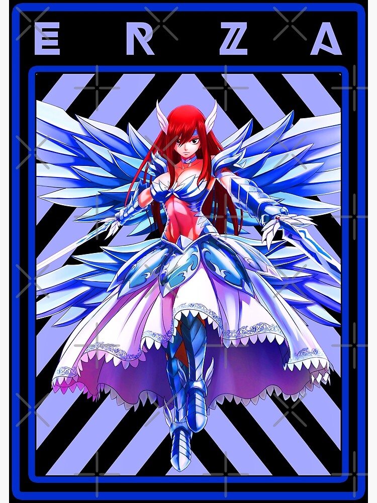 "ERZA SCARLET" Poster for Sale by UNCHMUNCH | Redbubble