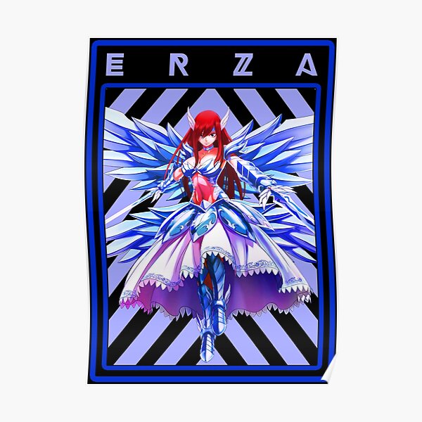 "ERZA SCARLET" Poster for Sale by UNCHMUNCH | Redbubble