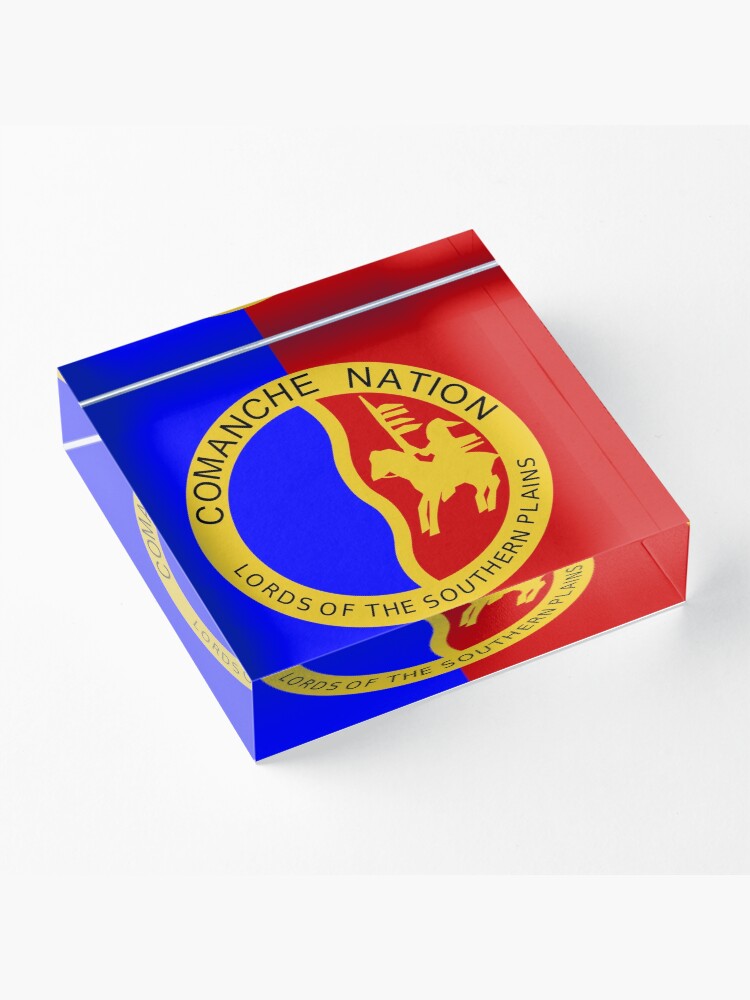 "COMANCHE NATION FLAG" Acrylic Block for Sale by IMPACTEES | Redbubble