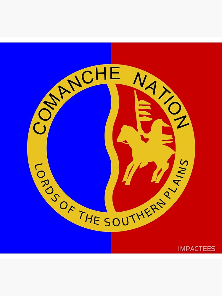 "COMANCHE NATION FLAG" Acrylic Block for Sale by IMPACTEES | Redbubble