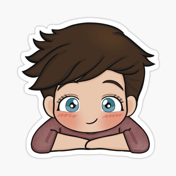 "Hedgehog Boy Louis #2" Sticker by bsymscanvas | Redbubble