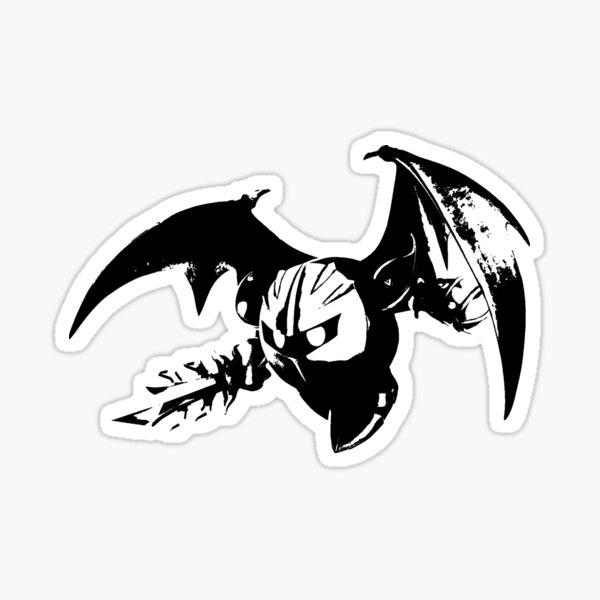 "Weathered Meta Knight" Sticker for Sale by TortillaChief | Redbubble