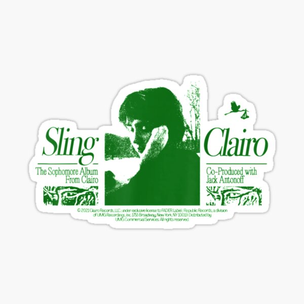 "Clairo-Sling-Merch-Sling . " Sticker for Sale by Pabpri0ss | Redbubble
