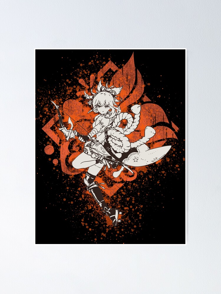 "Genshin Impact Yoimiya v2" Poster by GachaSlave | Redbubble
