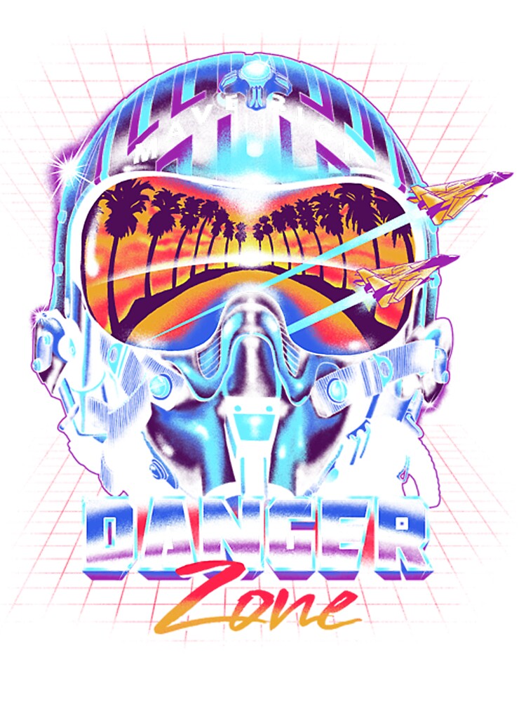 "danger zone" Kids T-Shirt for Sale by villadesign | Redbubble
