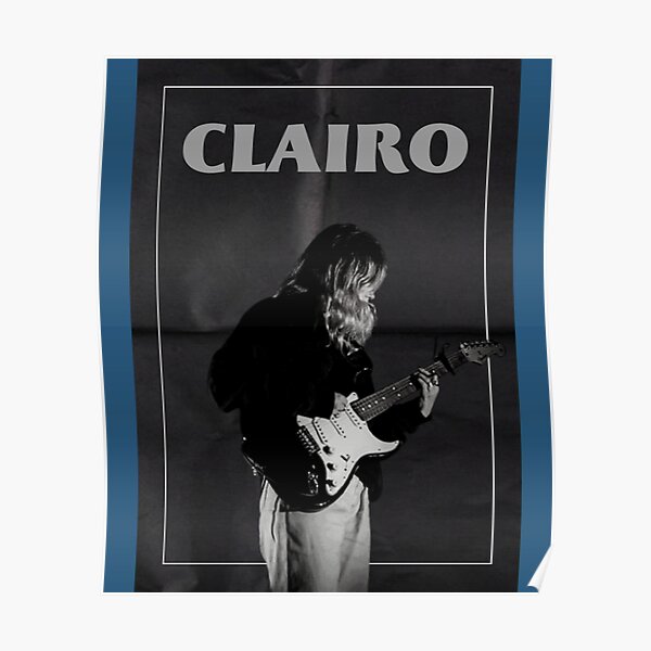 "Clairo guitar " Poster for Sale by BaronganZoness | Redbubble