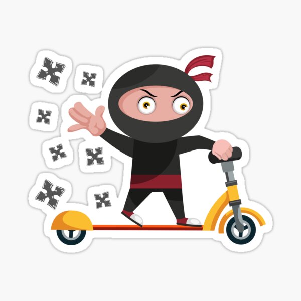 "Ninja" Sticker for Sale by waranyu | Redbubble