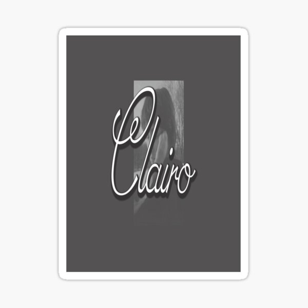 "Clairo Logo " Sticker by BaronganZoness | Redbubble
