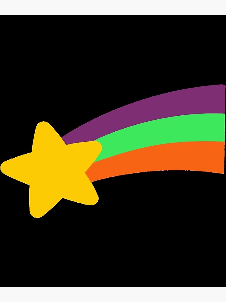 "Mabel Shooting Star Rainbow Gravity Fall" Poster for Sale by RonWetlay ...
