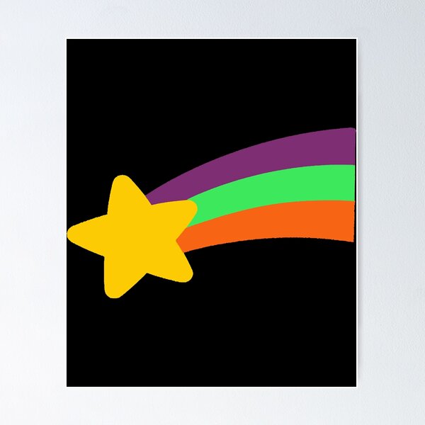 "Mabel Shooting Star Rainbow Gravity Fall" Poster for Sale by RonWetlay ...
