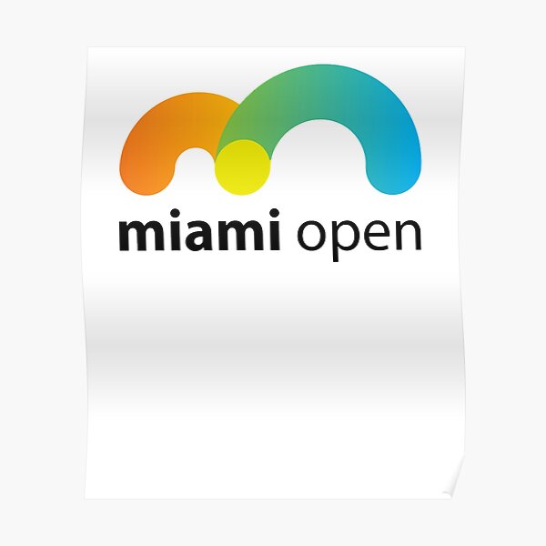 "Miami Open Logo" Poster for Sale by AnhDoo | Redbubble