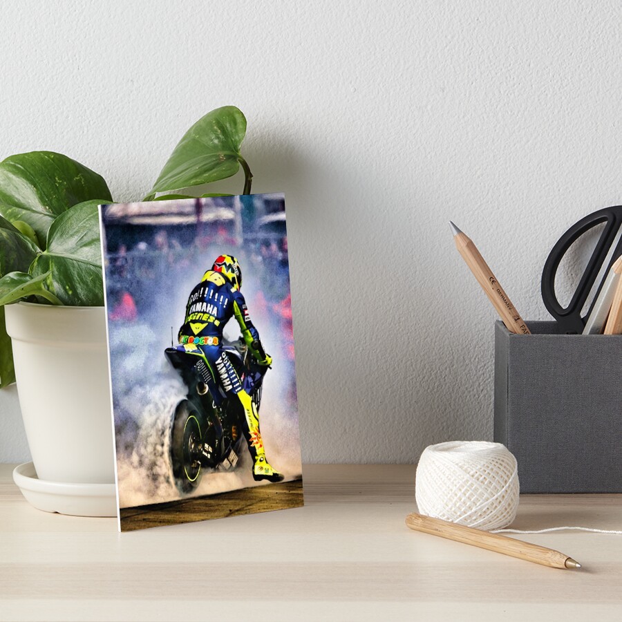 "Celebration of the Legend - VR46" Art Board Print by roryguezz | Redbubble