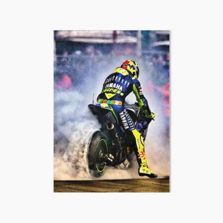 "Celebration of the Legend - VR46" Art Board Print by roryguezz | Redbubble