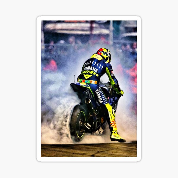 "Celebration of the Legend - VR46" Sticker by roryguezz | Redbubble