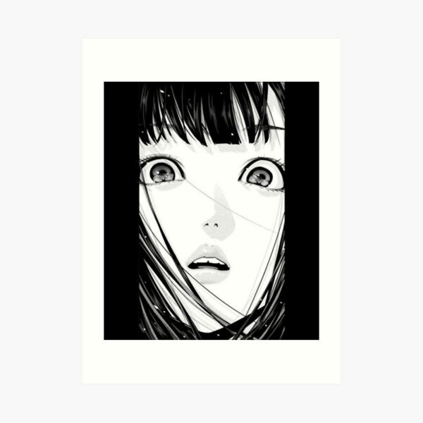 "Face Junji Ito Tomie" Art Print for Sale by yassermia | Redbubble