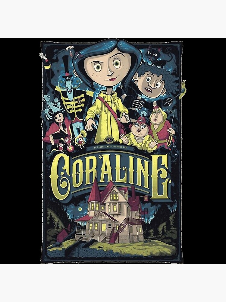 Coraline Essential T Shirt Poster For Sale By Joanroger446 Redbubble